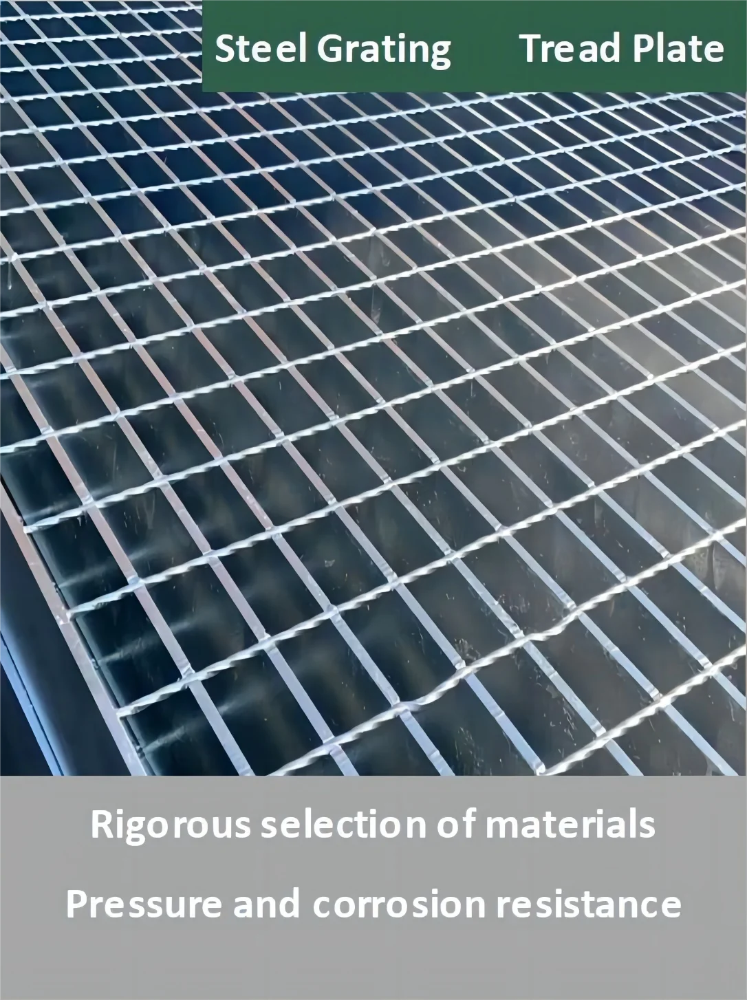 Customized Type Stainless Galvanized Steel Grating Steel Bar Grating ...