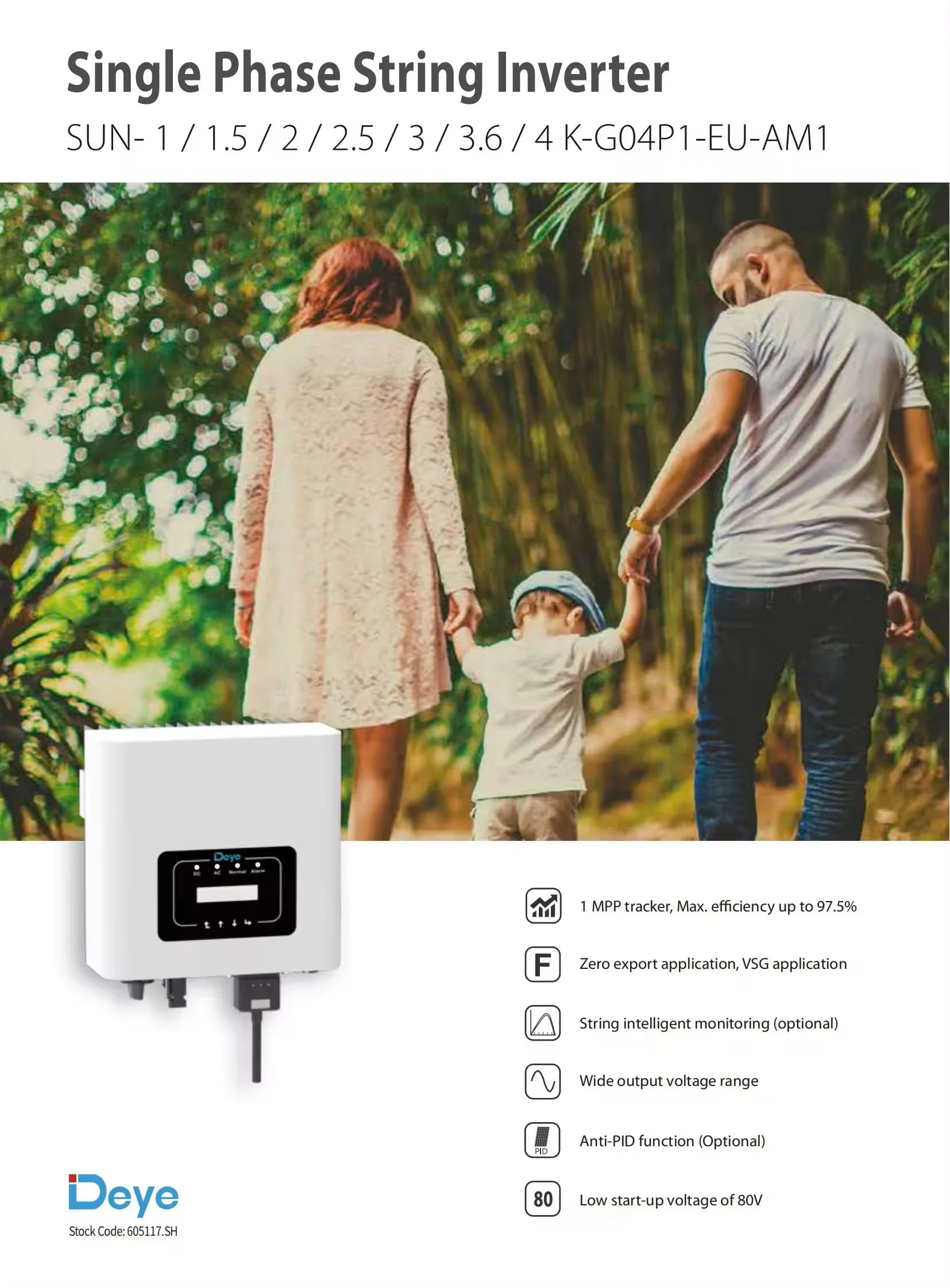 Deye Solar Inverters - Efficient on-Grid Power Solutions