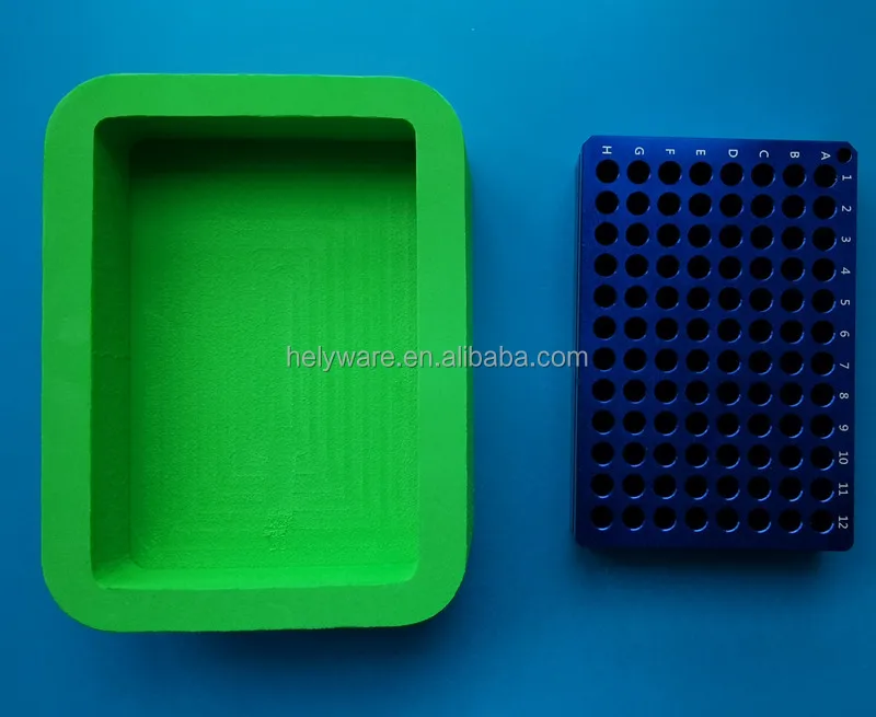 Lab Use Aluminum 96 Well 0.2ml PCR Tube Plate Cryo Vial