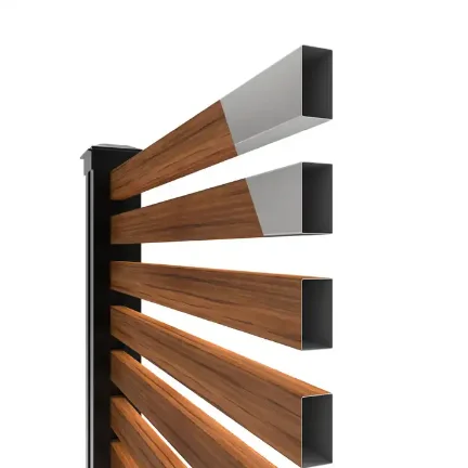 Modern Design Custom Outdoor Metal Fence Panels Privacy Fence Aluminum ...