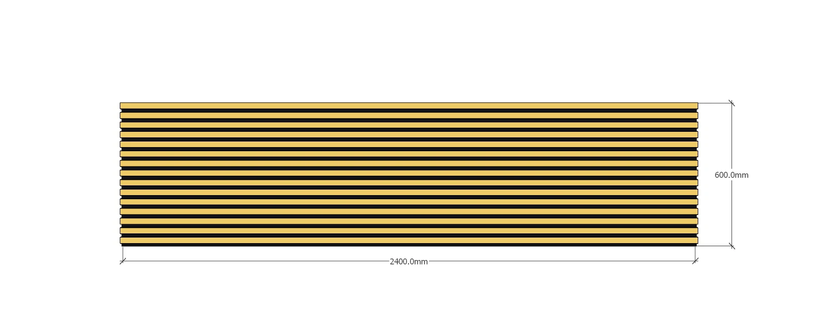 YI-ART Wooden Slat Panels - Stylish Acoustic Insulation