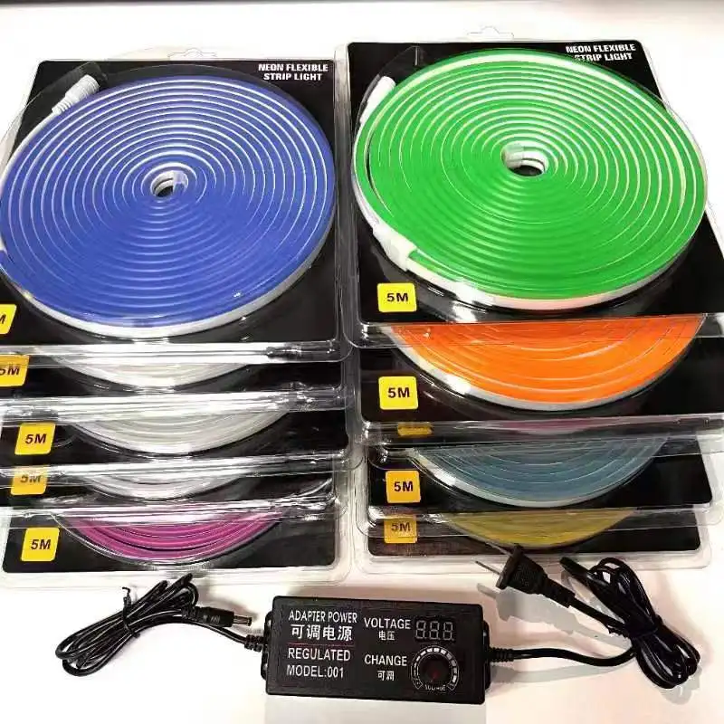 220v Neon Rope Lights Ip67 Waterproof Flex Multi Color Changing Indoor ...