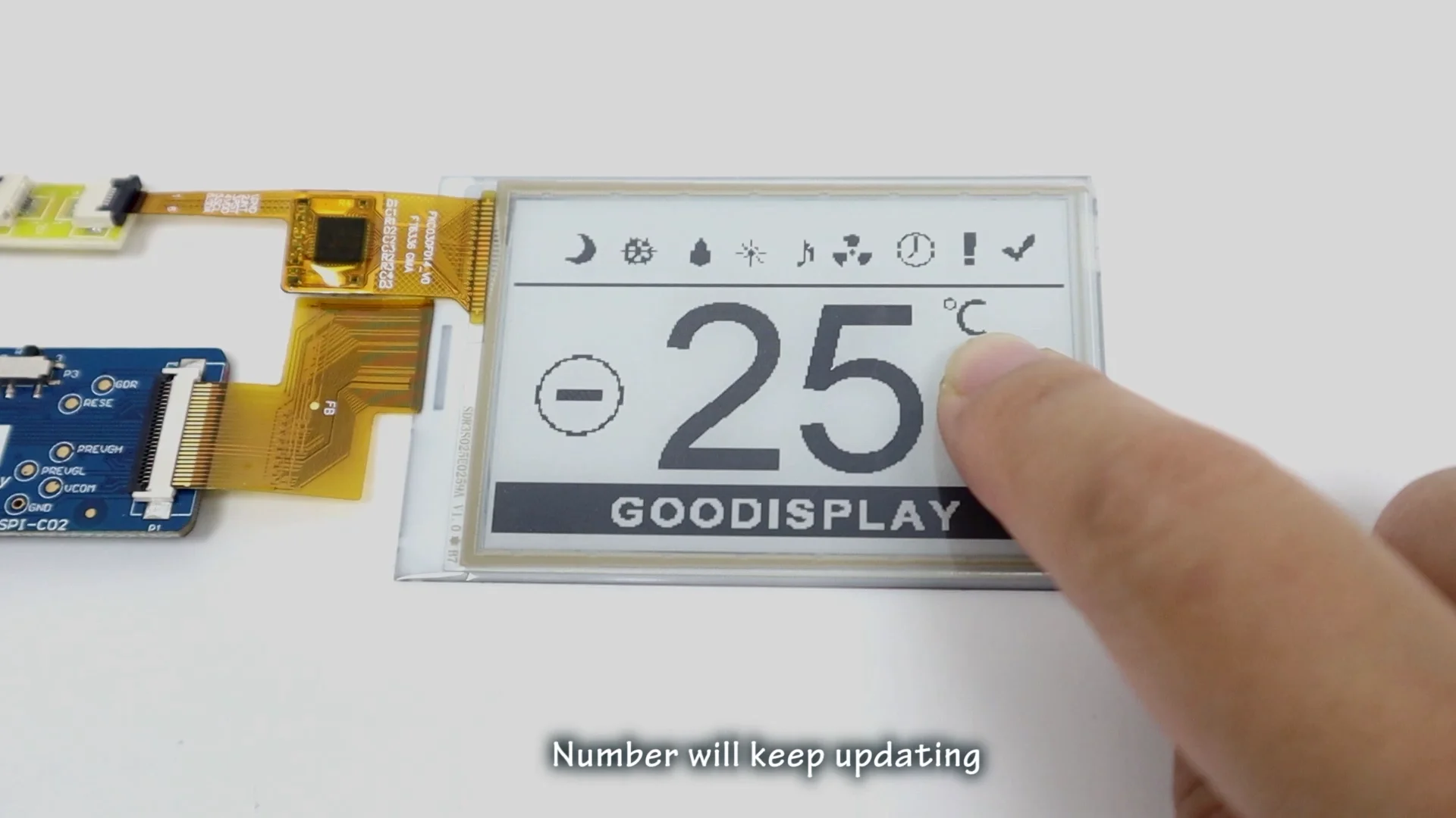 E-ink 2.7'' Touch Screen Goodisplay Cheap 2.7 Inch E-ink Display ...