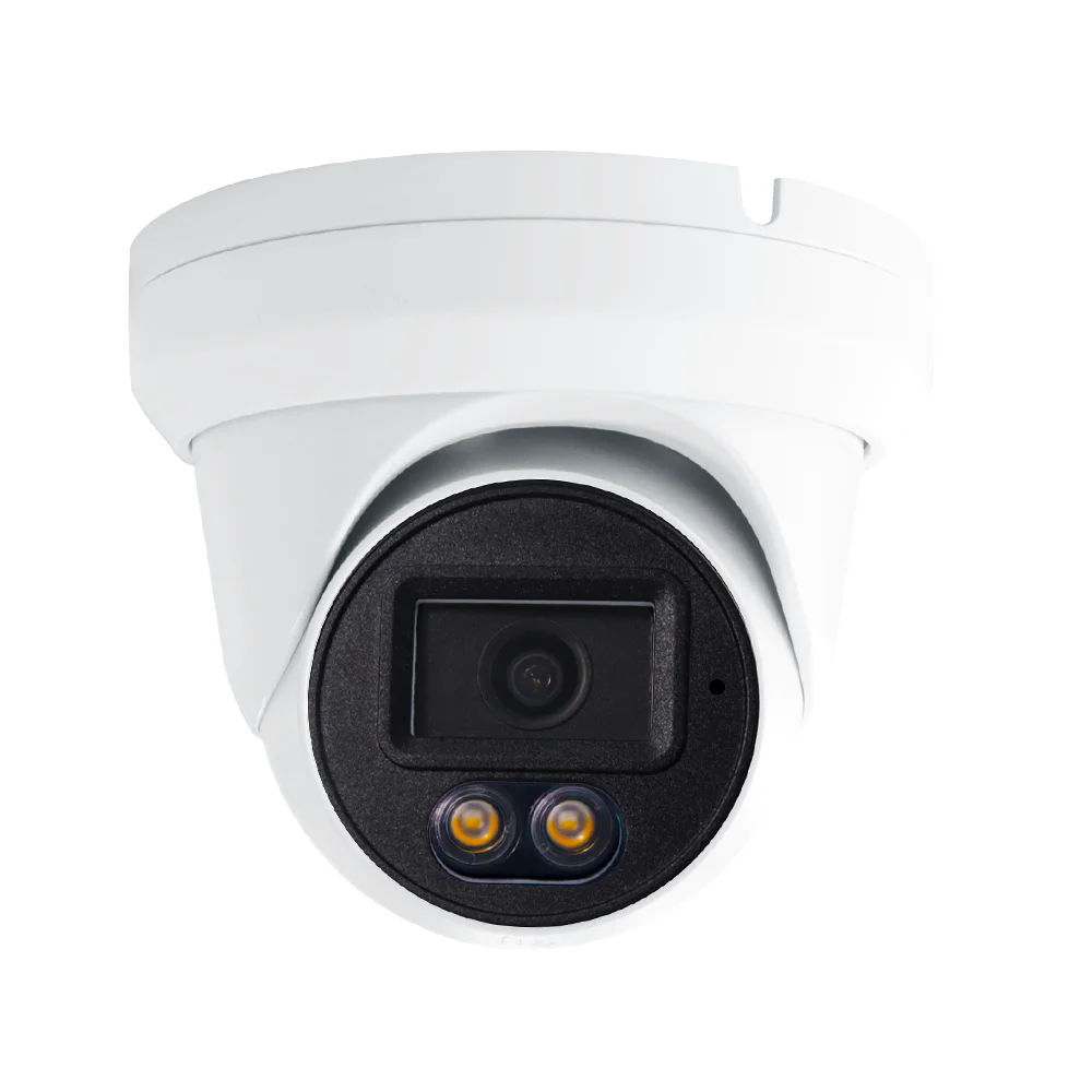 4mp Turret Dome Security Cctv Poe Ip Camera Full Color Night Vision ...