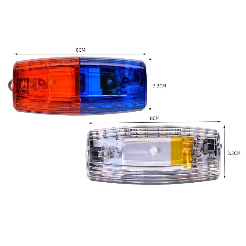 Life Waterproof Red Blue Strobe Flashing Lamp - IP64