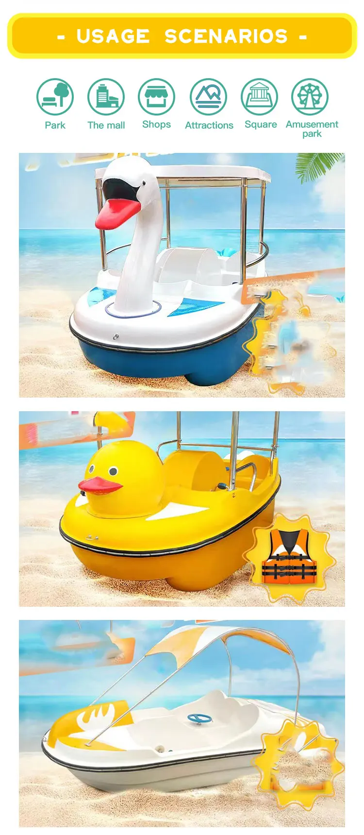 Aqua Pedal Water Bike Boat - Durable & Fun Pedal Boat