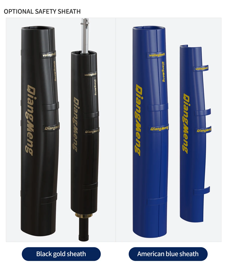 Inground Steel Volleyball Posts With Net Portable Volleyball Post And ...