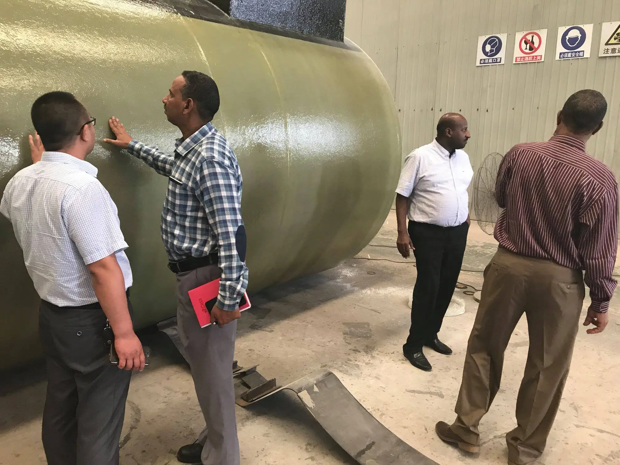 GRP FRP Reinforced Fiberglass Pipes - High Strength & Customizable