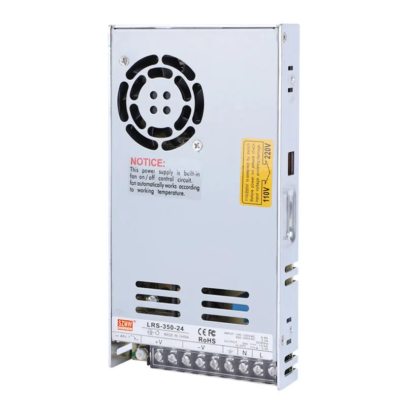Ac-dc 350w 24v Switching Power Supply Single Output Enclosed 24v Power ...