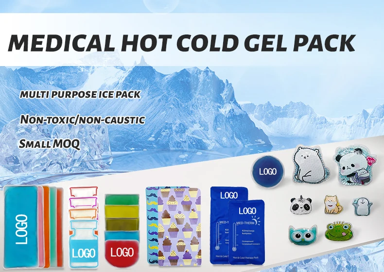 Original New Gel Pack Hot and Cold Pack Soft Cloth Ice Pack Reusable ...