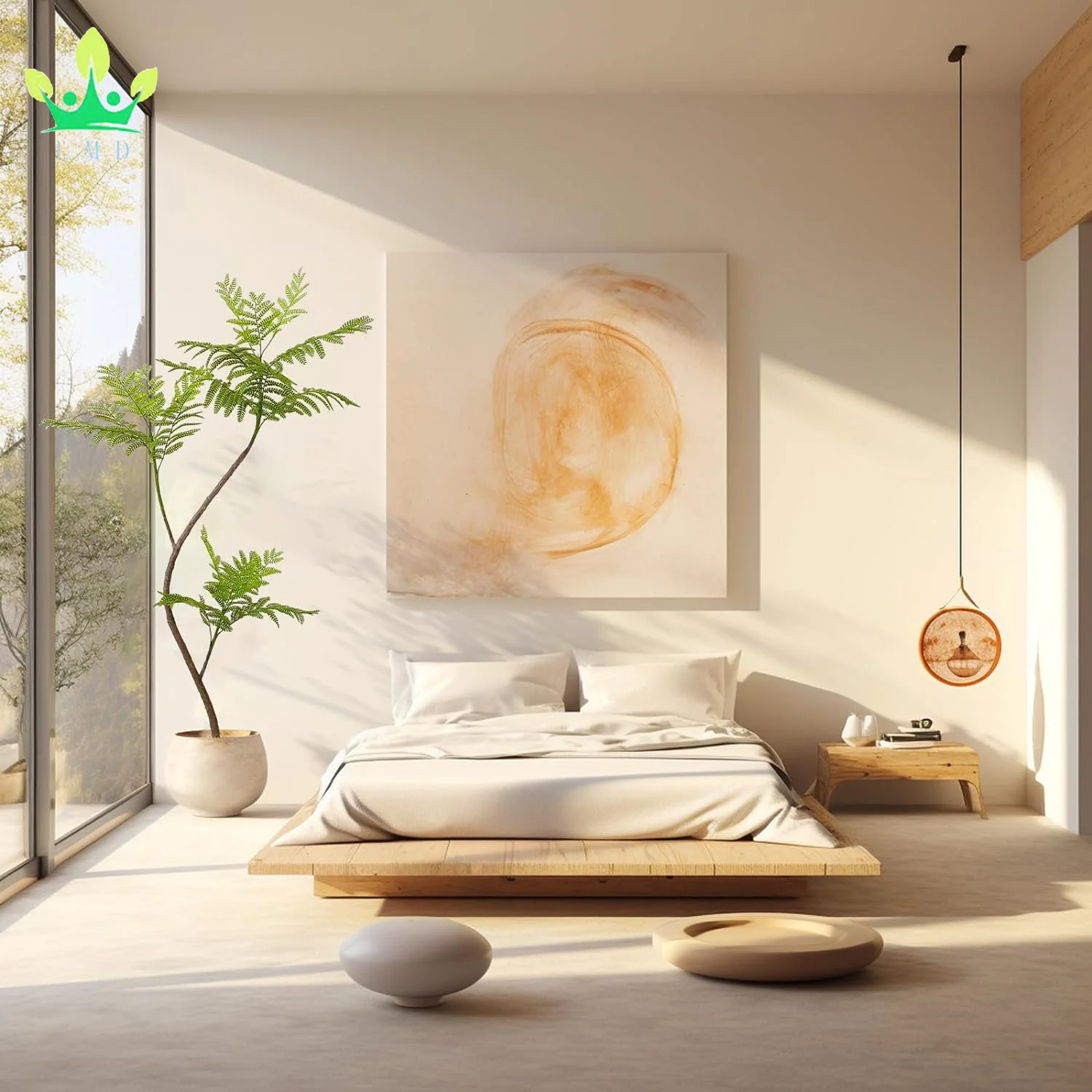 Artificial Jacaranda Tree - Lifelike Indoor Decor Plant