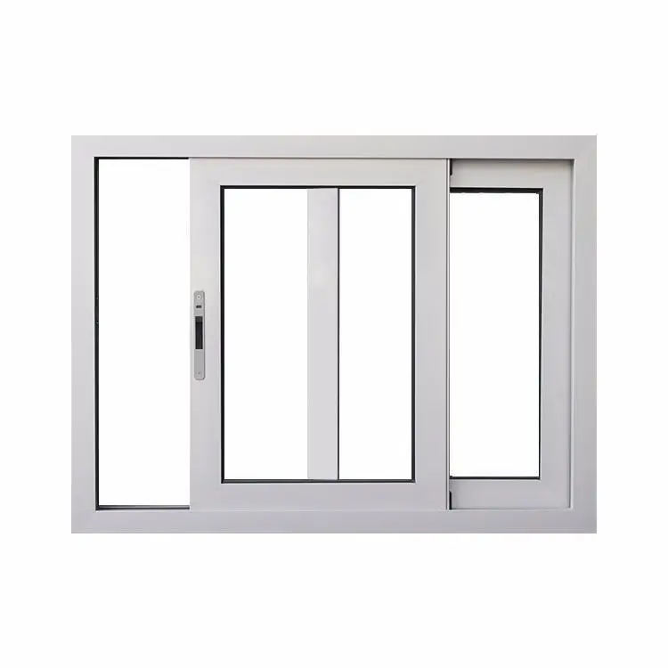 Cheap Price White Grill Aluminium Sliding Window for Ghana Kenya