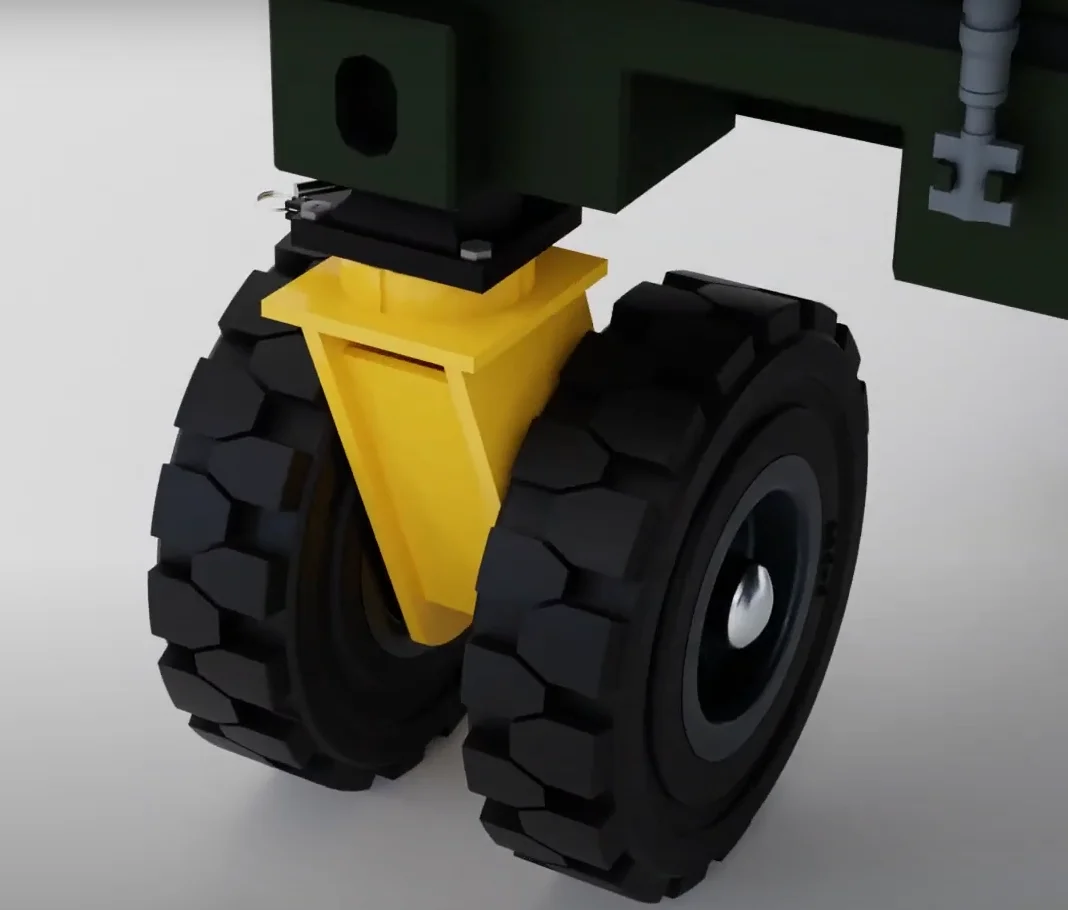 Heavy Duty Shipping Container Dolly Wheels by Wonray
