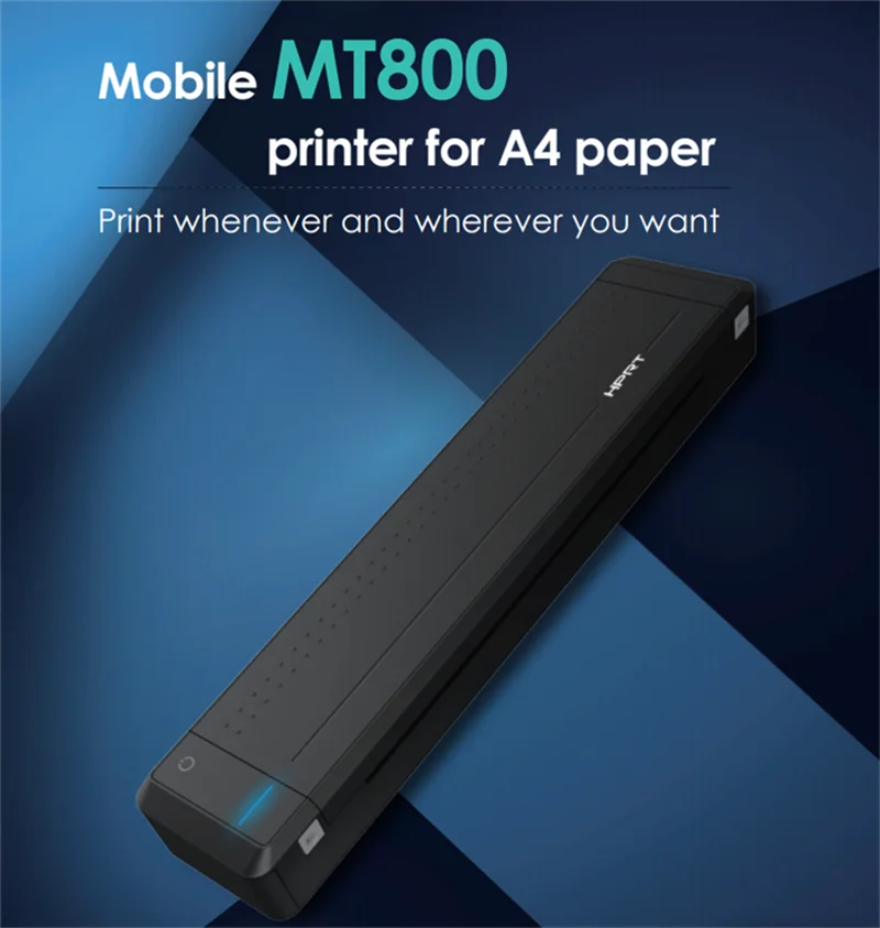 MT800 HPRT A4 Printer - Portable Mini Printer for Business