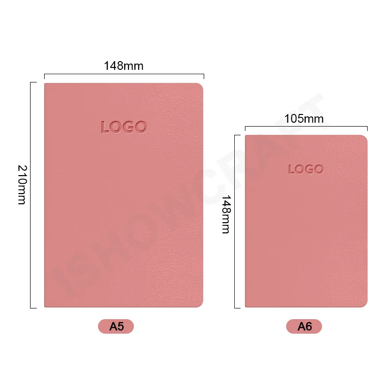 Minimalist A6 Custom Logo Planner - Branded Agenda Journals