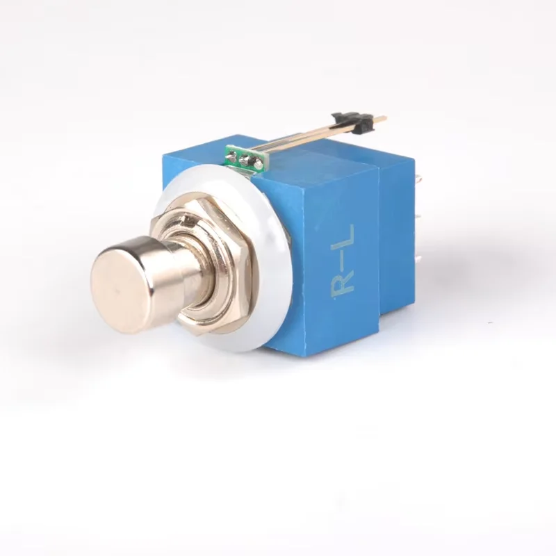 3PDT 9pin Foot Switch for Guitar Effects Pedals - LED Ring Box