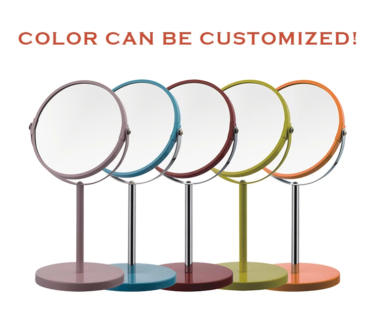 Bx Wholesale Classic 15cm/17cm Metal Round Makeup Mirror Table Mirror ...