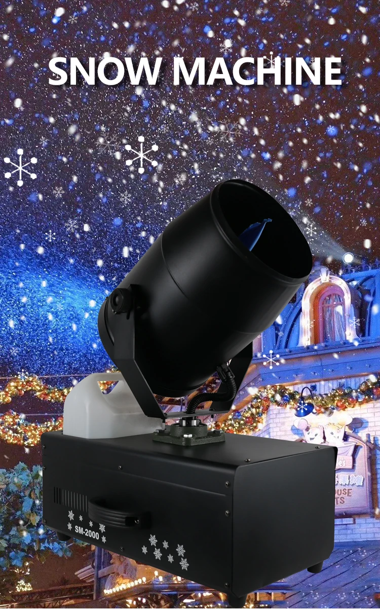 Snowflake Snow Machine Remote Control Snow Maker Machine For Party ...