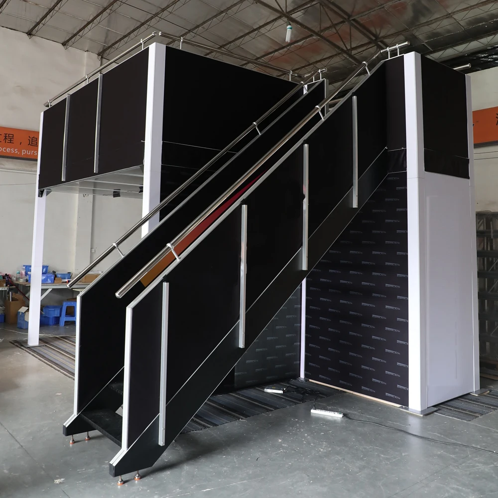Custom Modular Double Deck Storey 1200x600cm Tradeshow Stands