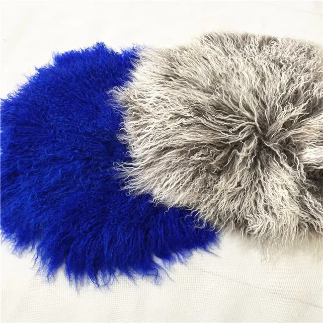 Long Hair Curly Real Tibetan Mongolian Lamb Fur - Buy Mongolian Lamb ...
