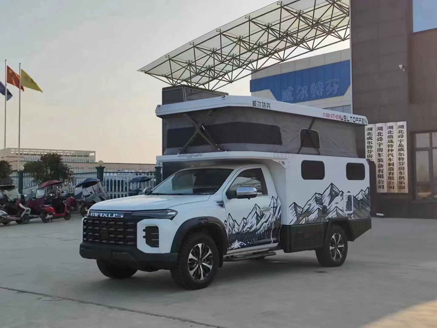 Electric Lift Camper Top Roof Rack for Truck & SUV - OEM Available