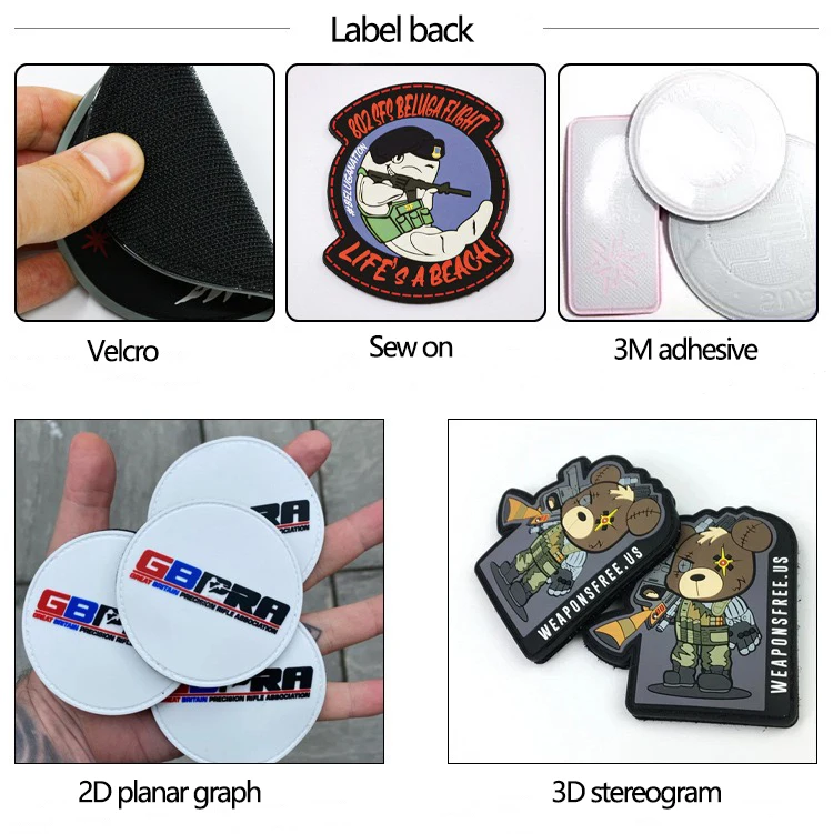 Promotional Design for Patches Label Customized Own Logo Silicone ...