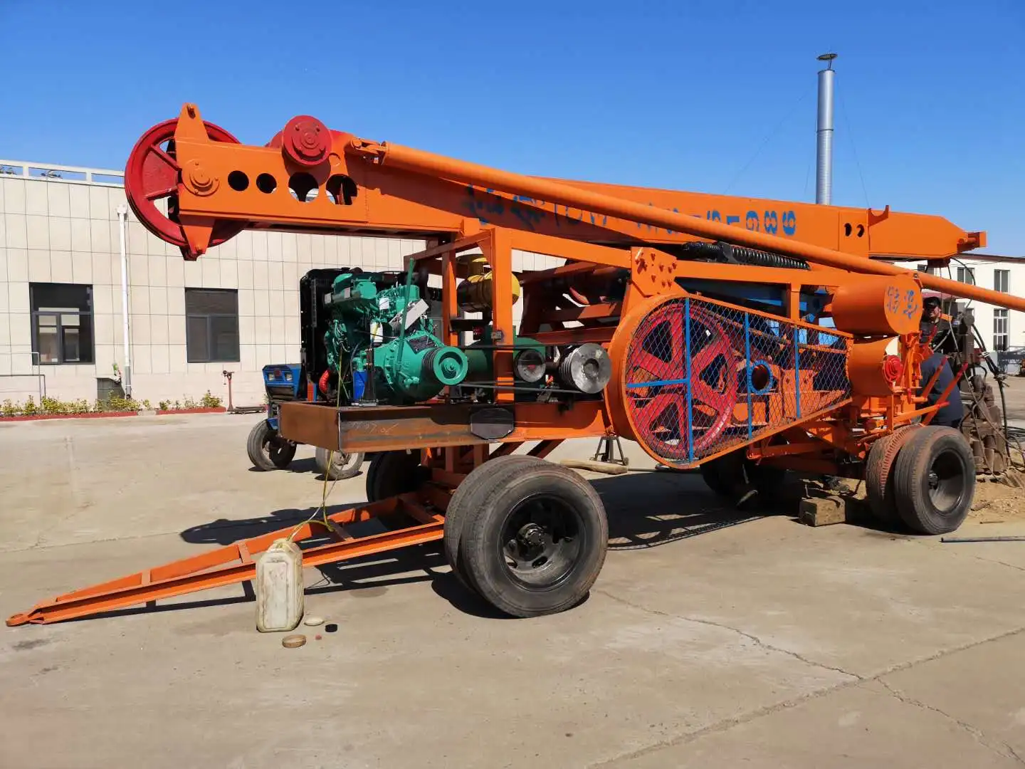 Big Cable Percussion Drilling Rig for Sale - Easy to Operate