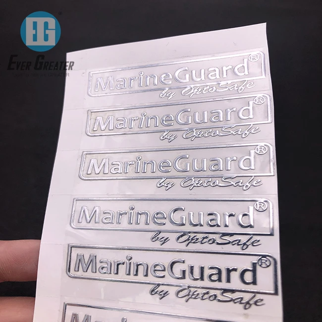 Electroforming Metal Nickel Logo Stickers Metallic Transfer Sticker ...