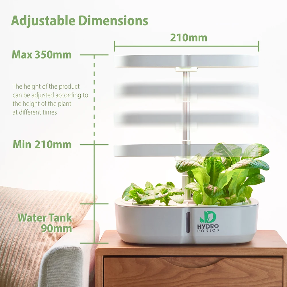 Customized Smart Mini Equipment Indoor Hydroponic Kit Growing Nursery ...