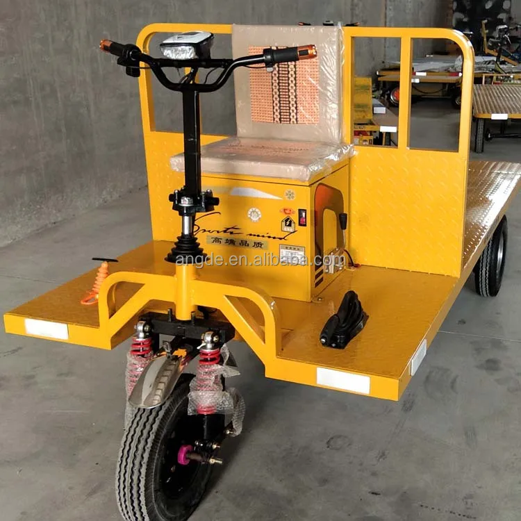 Heavy Object Transfer Electric Flatbed Trolley - 4W DDBC-01