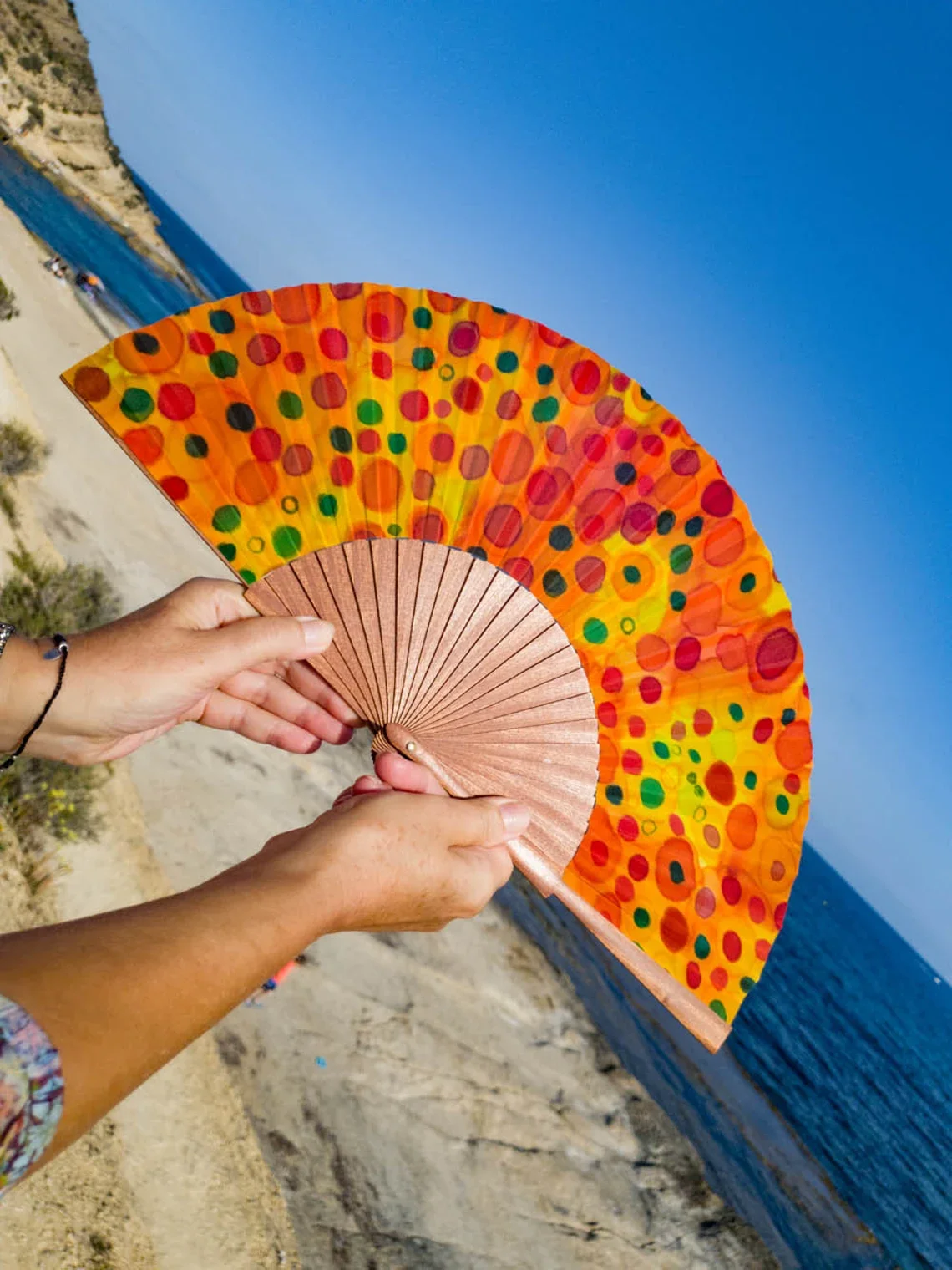 Large Hand Folding Fans - Popular, Plain, and Customizable