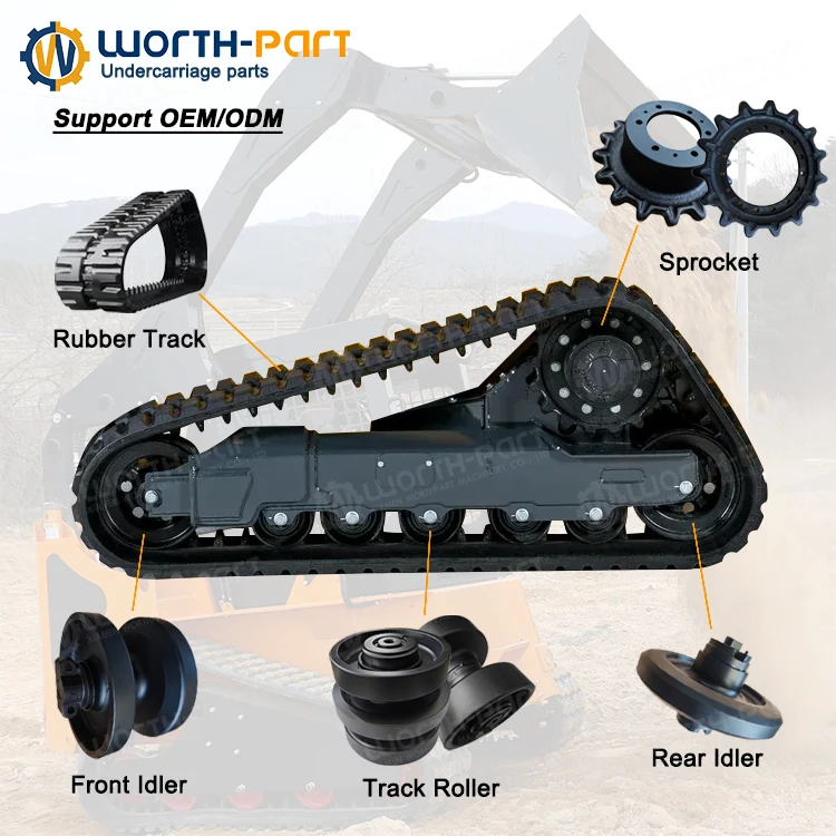 Svl75 Compact Loader Undercarriage Parts Sprocket For Compact Track ...