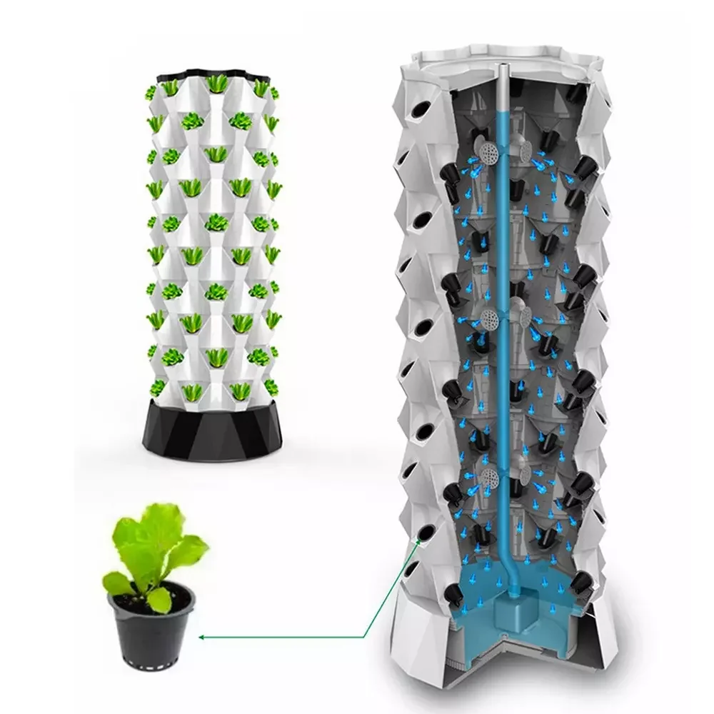 Aeroponic Growing Towers Hydroponics Vertical Systems & Indoor Gardening Solutions OEM