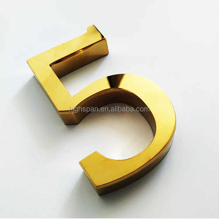 Stainless Steel Channel Letter Metal alphabet Letter Signs Metal 3D ...