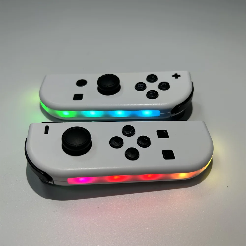 Switch Left And Right Handles With Rgb Dazzling Lights Burst Vibration Body Feeling Joycon ...