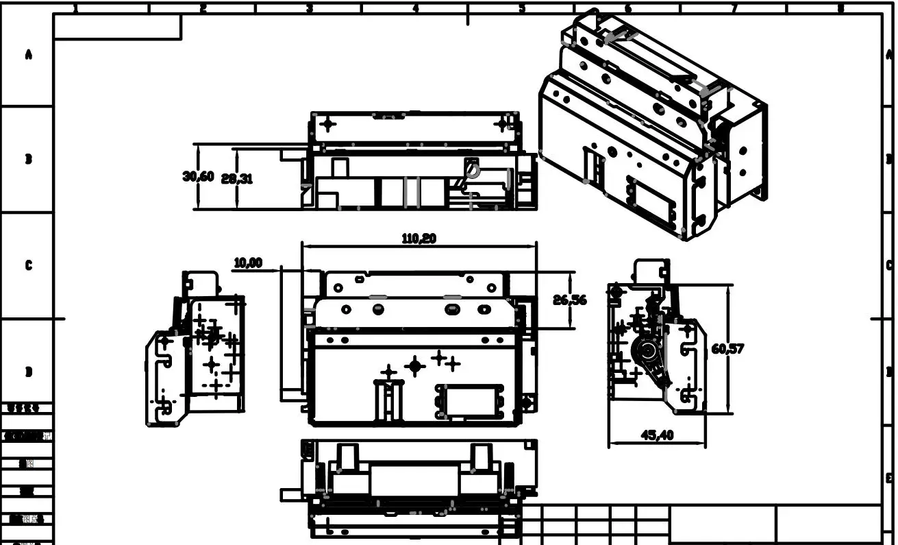 80mm Thermal Printer Head - Reliable and Efficient Printing