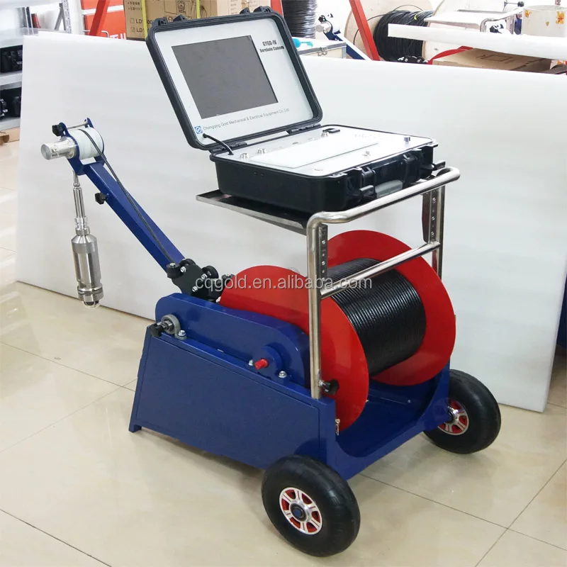 Downhole Water Well Camera Borehole Televiewer Logging Camera 100m ...