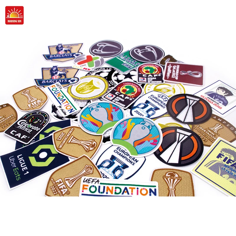 Custom Heat Transfer Flock Badges Soccer Tpu Patch 3d Logo Tatami ...