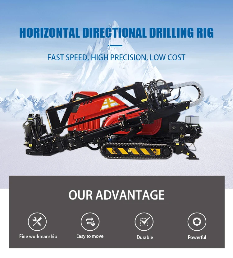 High Speed Horizontal Directional Drilling Rig Machine - Buy Horizontal ...