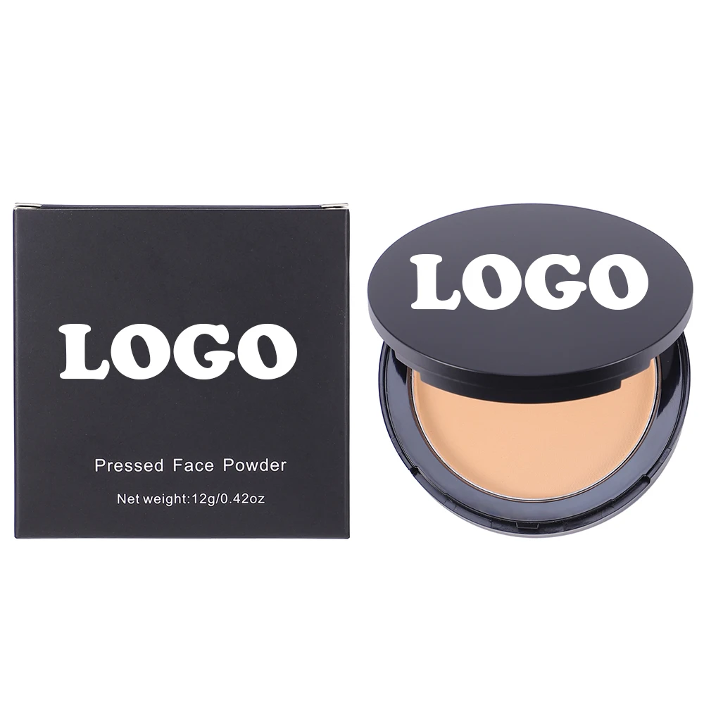 Waterproof Pores Pressed Powder Private Label Custom Mineral Vegan ...