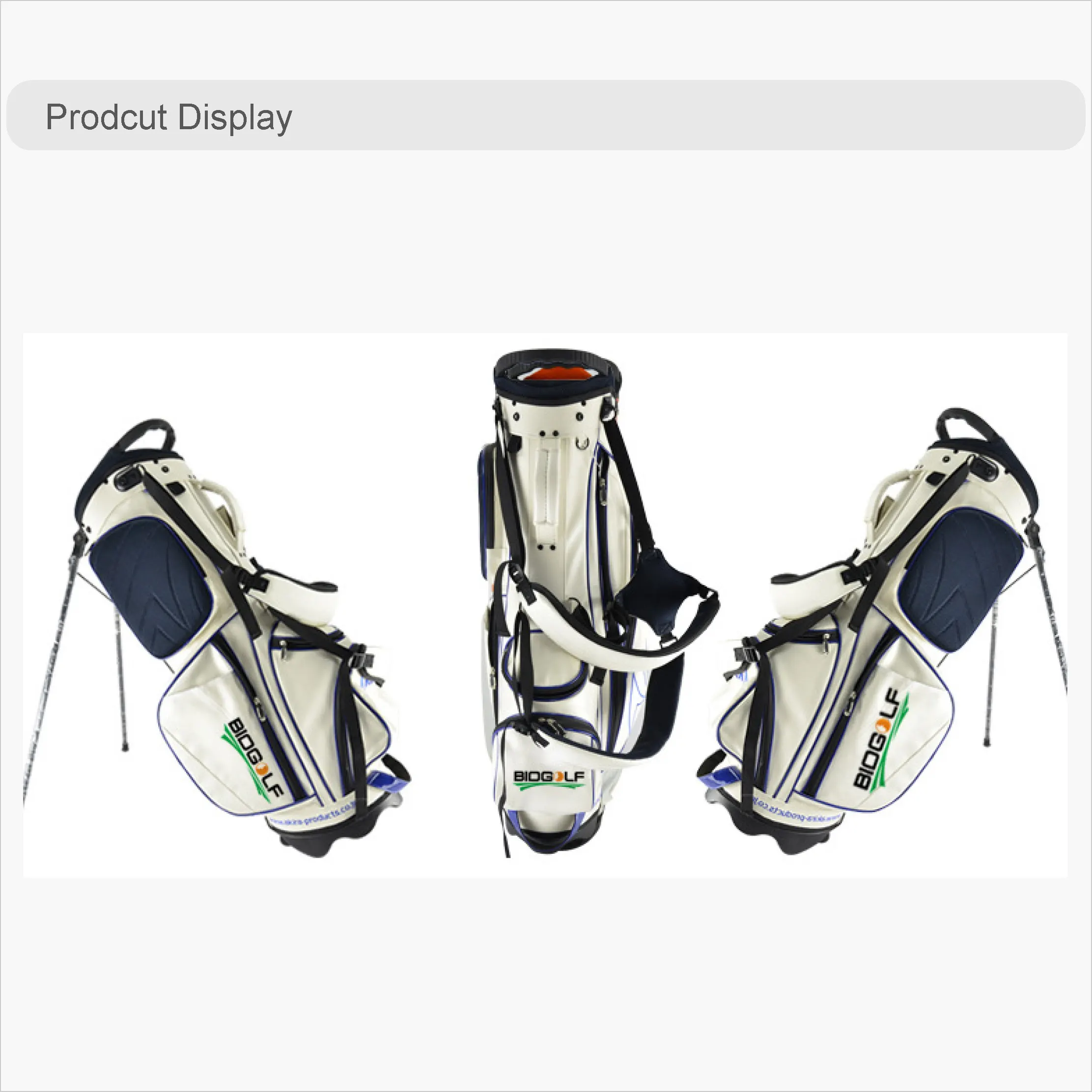 Oem Custom Nylon Lightweight Cart Bag For Ladies Stand Caddiebag Tour ...