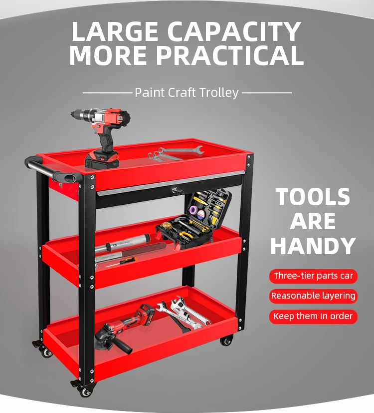 Heavy-duty Drawer Type Tool Vehicle Sundries Collection Workshop Auto ...