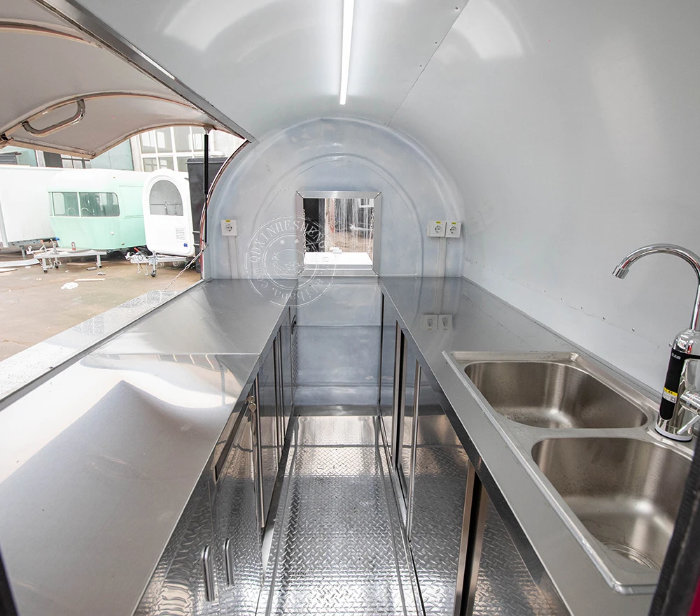 Mobile Food Truck with Full Kitchen - Dessert Cart for Sale