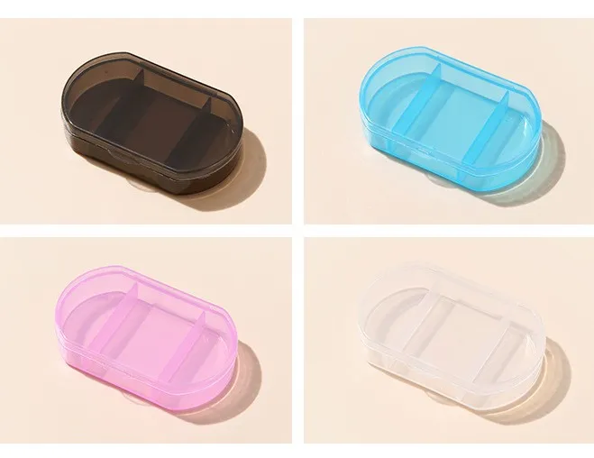 Mini Portable Pill Case - 3 Compartments for Easy Storage
