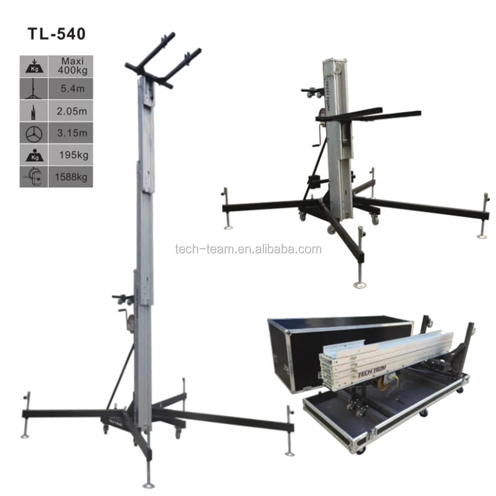 Speaker Lift Truss System - Max Height 5.4m - 400kg Load