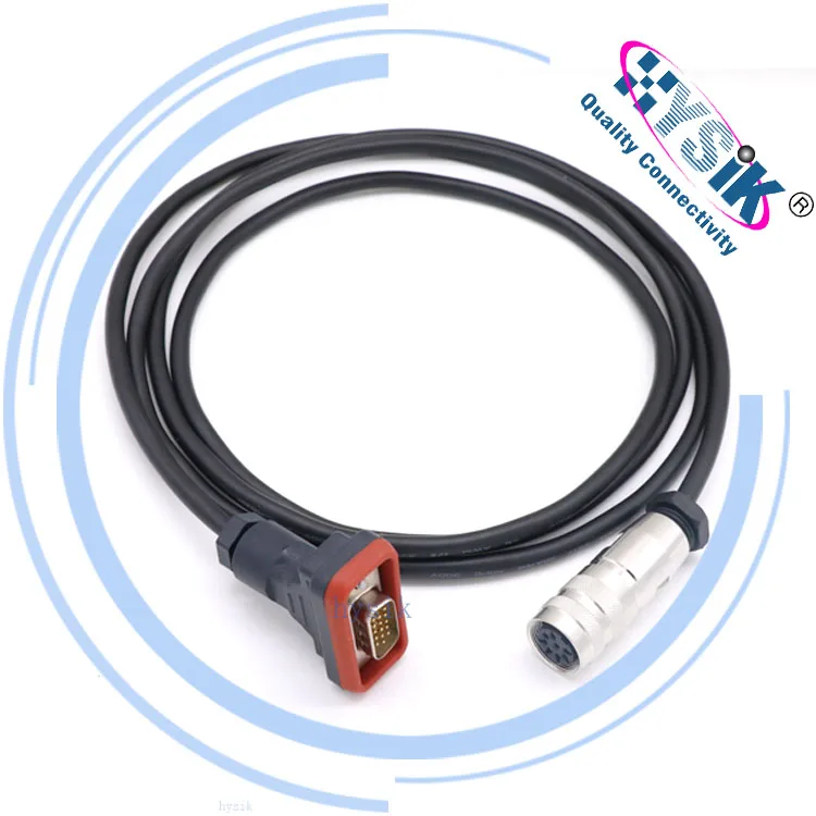 5G Standard Connector AISG Harness C09 8 Pin Series Receptacle Plug ...