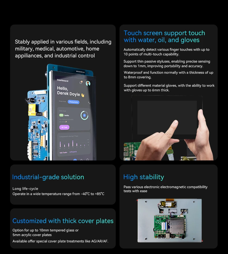 7 Inch Android Display - Rockchip RK3568 Quad-Core Cortex-a55