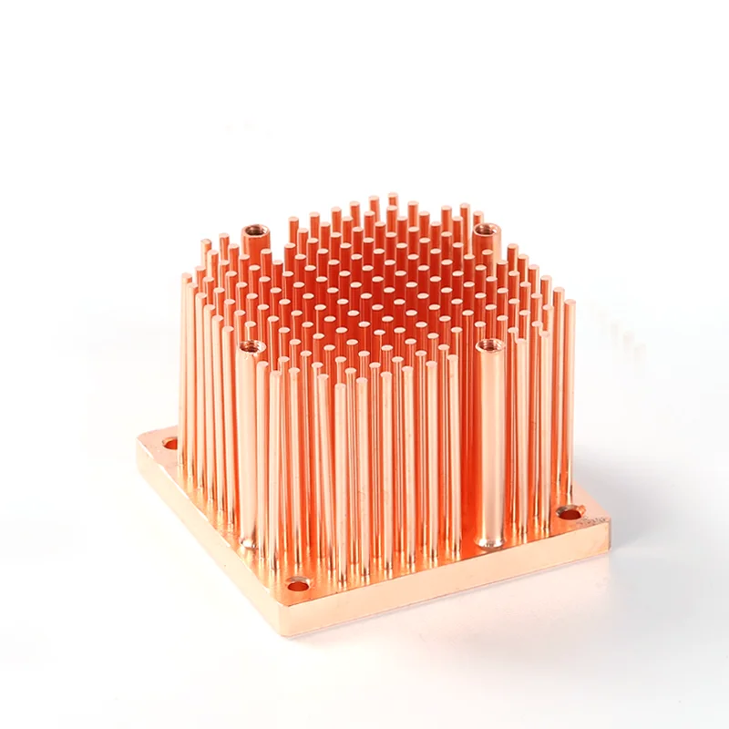 Diy Led Heat Sink Cold Extrusion Processing Copper Radiator Copper Forging Pin Fin Heat Sink50 ...