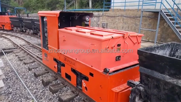 Underground Mine Battery Locomotive Mining Railway Train Shunting ...