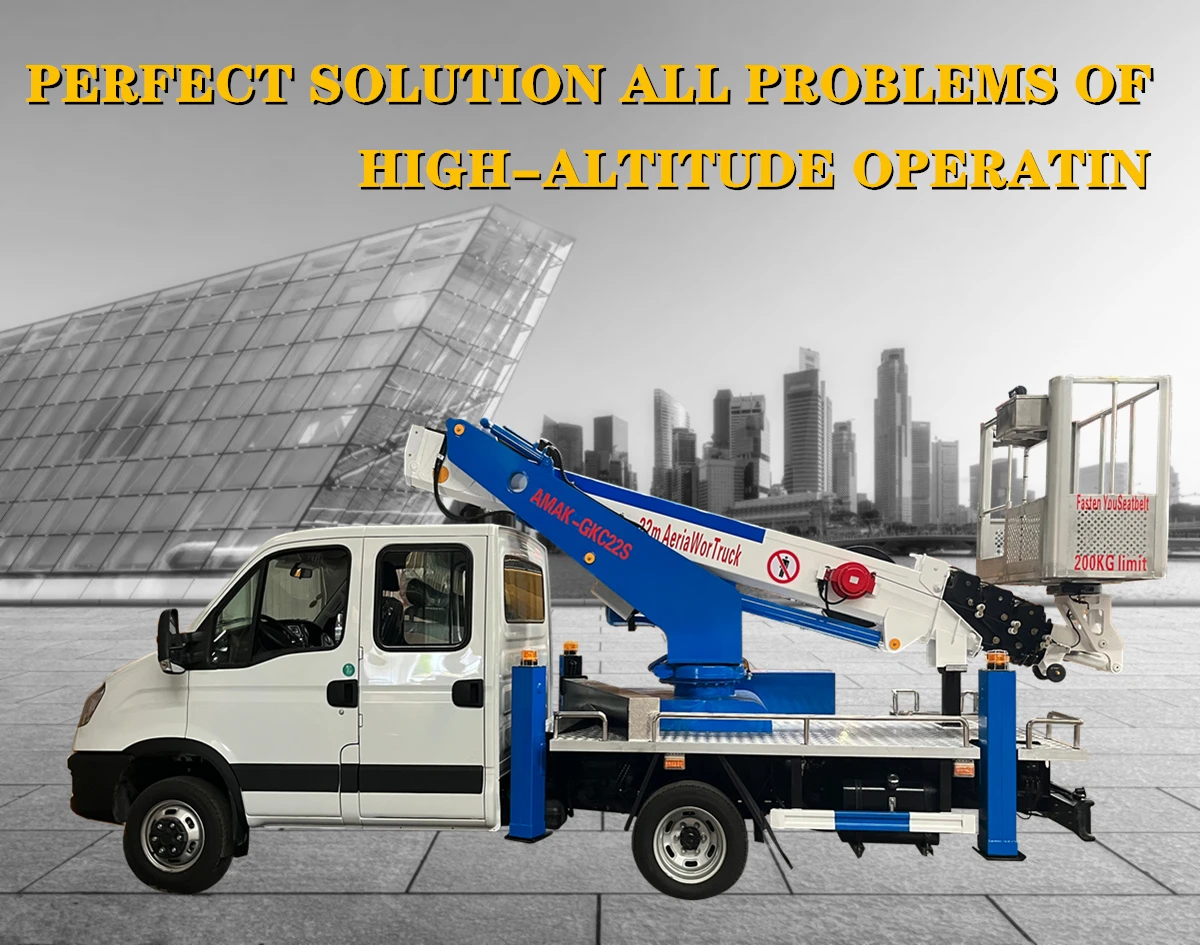 10-30M High Altitude Operation Truck Aerial Manlift Platform